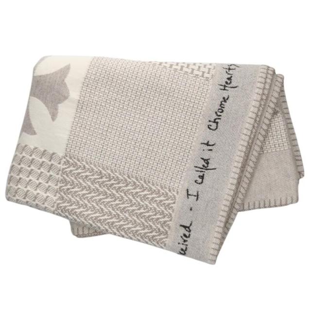 クロムハーツ   CASHMERE THROW カシミア大判ブランケット 中古 GZ11