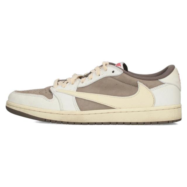 ナイキ  トラビススコット サイズ:29cm  AIR JORDAN 1 LOW OG REVERSE MOCHA DM7866-162 エアジョーダン1レトロロウオージースニーカー 中古 SB01
