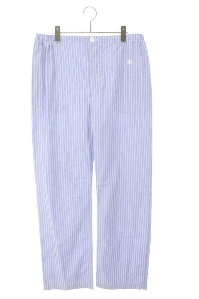 セリーヌバイエディスリマン サイズ:50  2P01A870V.07CJ ストライプパジャマロングパンツ 中古 SB01