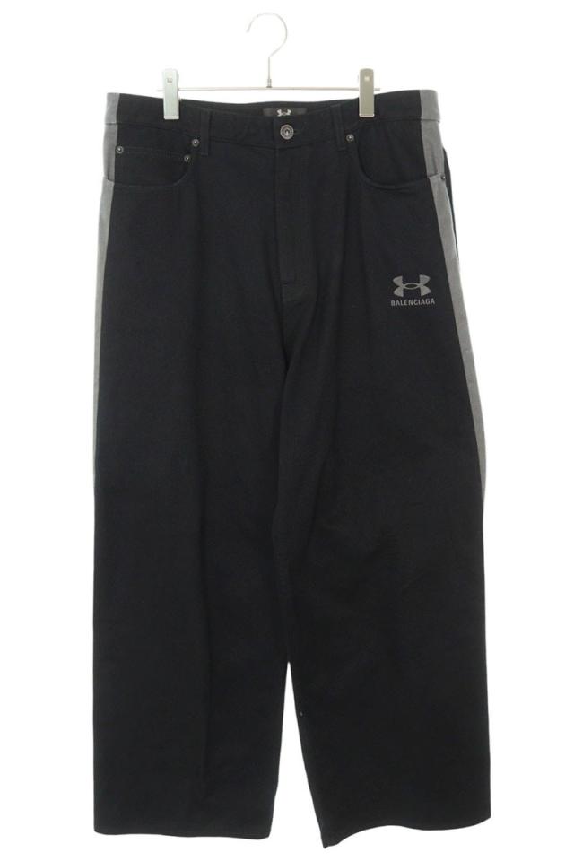 バレンシアガ  アンダーアーマー サイズ:XS  815765 TRW84 トラックスーツデニムパンツ 中古 SB01