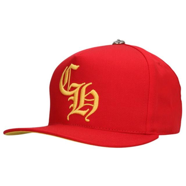 クロムハーツ サイズ:ONE SIZE  CH HAT CH刺繍ベースボールキャップ帽子 中古 NO05