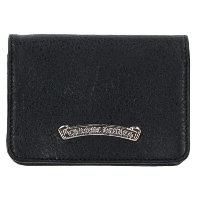 クロムハーツ   CRD CSE3PKTWDV1 アーチロゴプレート3ポケットレザーカードケース 中古 SJ02