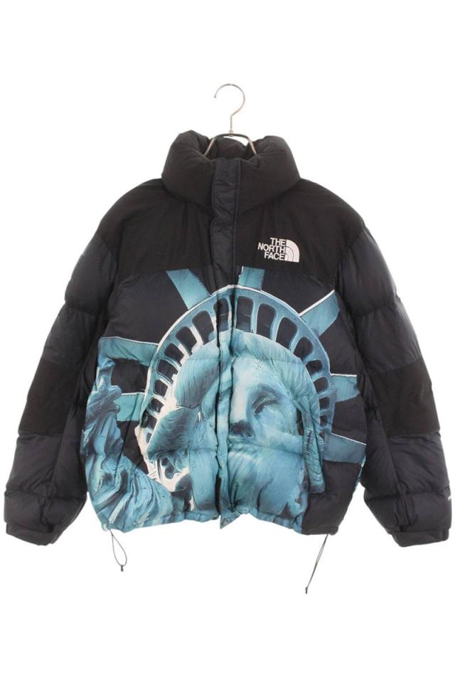シュプリーム  ノースフェイス サイズ:S  19AW  Statue of Liberty Baltro Jacket 自由の女神バルトロダウンジャケット 中古 SB01