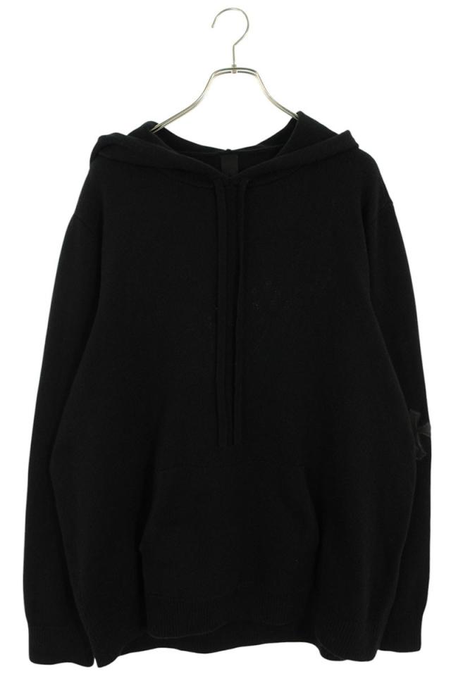 クロムハーツ サイズ:XL  WAITING ROOM HD PLVR CSHMR クロスパッチ付きカシミアパーカー 中古 GZ11