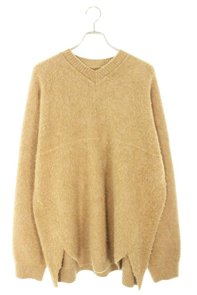 ジルサンダー サイズ:S  JSMR752003 チャンキーブレイドVネックニット 中古 BS99