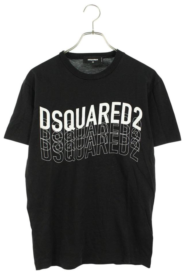 ディースクエアード サイズ:XS  21SS  S74GD0829 フロントロゴプリントTシャツ 中古 BS99