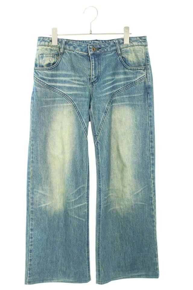 ファックスコピーエクスプレス サイズ:M ウォッシュド加工デニムパンツ 中古 BS99