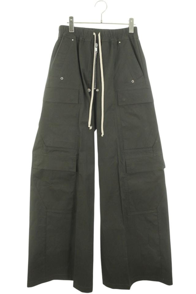リックオウエンス サイズ:46  24AW  RU02D6339-TE ワイドカーゴベラロングパンツ 中古 OM10
