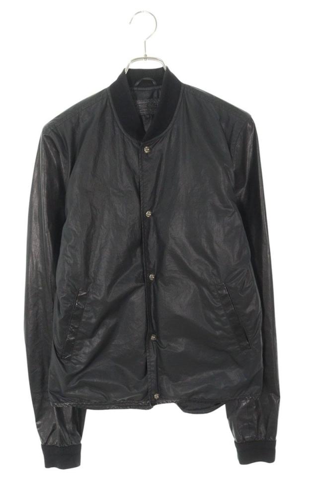 クロムハーツ サイズ:S レザー切替リネンブルゾン 中古 SJ02
