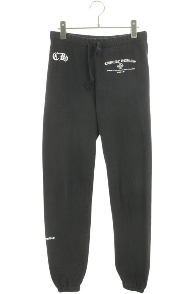 クロムハーツ サイズ:S CHプラスロゴプリントスウェットロングパンツ 中古 FK04