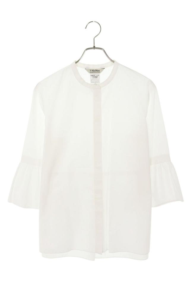 エスマックスマーラ サイズ:34  911609296 袖フレアポプリン長袖シャツ 中古 BS99