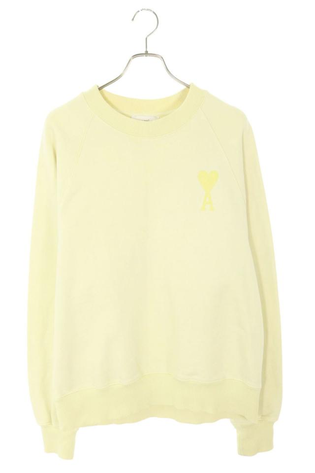 アミアレクサンドルマテュッシ サイズ:L  E22USW002.747 ハートAロゴ刺繍クルーネックスウェット 中古 SB01