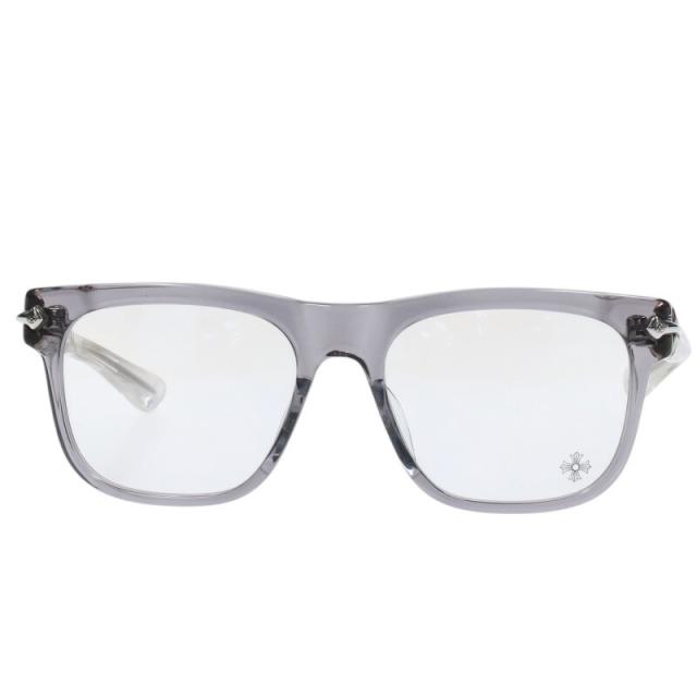 クロムハーツ サイズ:53□18 142  SLID'N クリアフレームメガネ 中古 SS07