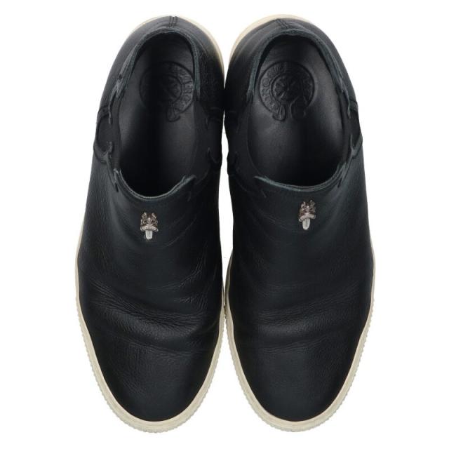 クロムハーツ サイズ:42  MID TOP ミッドトップ ダガー装飾サイドゴアレザースニーカー 中古 GZ11 クロムハーツ サイズ:42 MID TOP ミッドトップ ダガー装飾サイドゴア