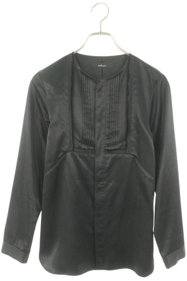 ブラックミーンズ サイズ:1  71TBSH011-1 ノーカラーレーヨンボタン長袖シャツ 中古 BS99