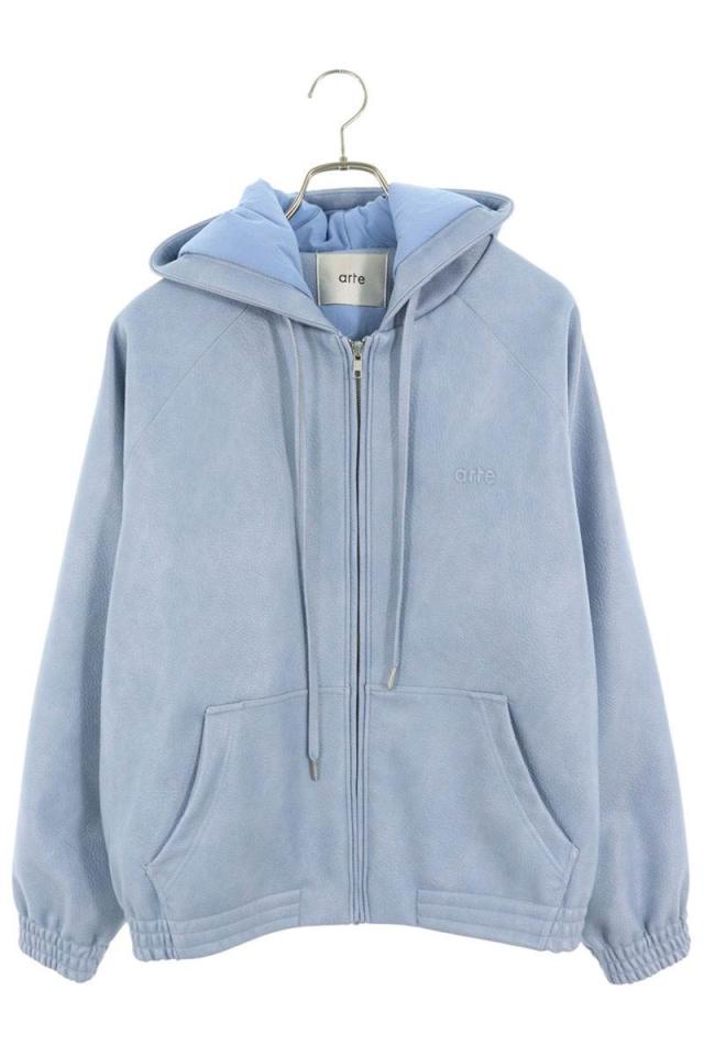 アルテ サイズ:L  AW24-040J フーデッドレザージャケット 中古 BS99