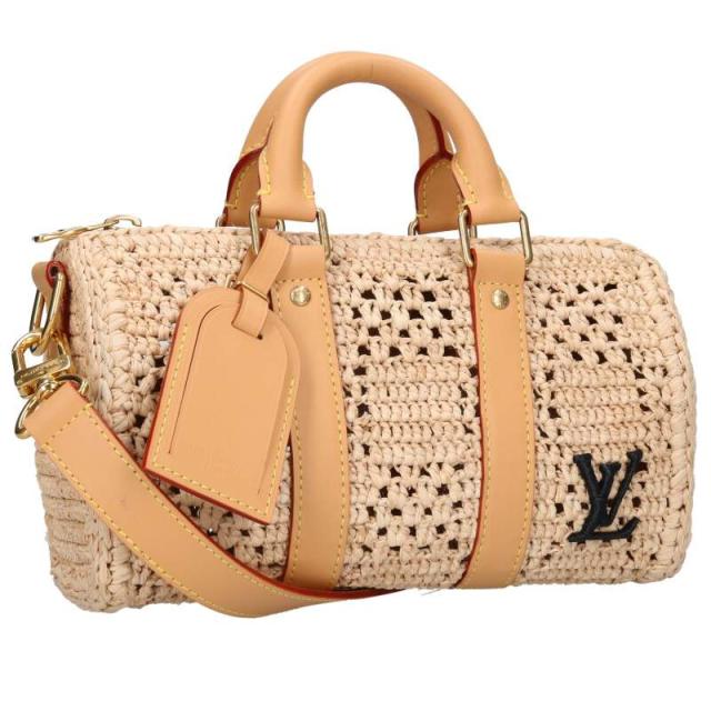 ルイヴィトン サイズ:25  M25010 ダミエラフィアキーポルバンドリエール25ショルダーバッグ 中古 GZ14