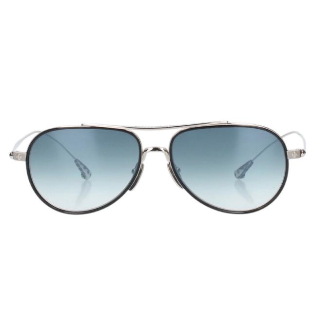 クロムハーツ   BONE PRONE V CHプラステンプルメタルフレームサングラス 眼鏡 中古 NO05