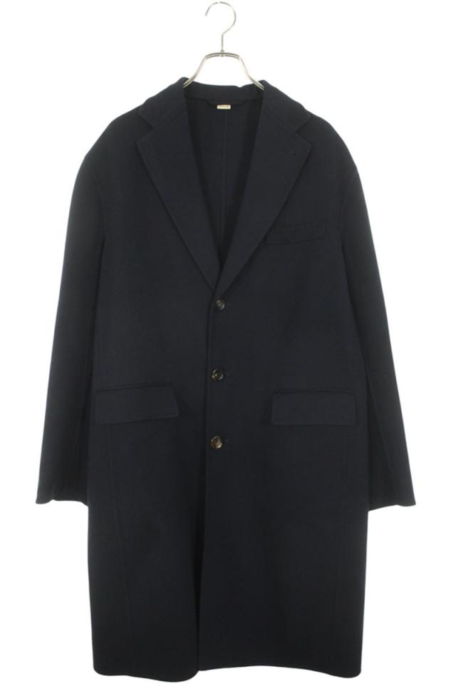 グッチ サイズ:48  ?762017 ZAKE3 ウェブ ストライプラベル付きライトウェイトウールコート 中古 BS99