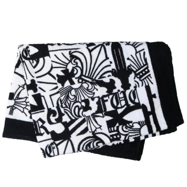 クロムハーツ   BEACH TOWEL CHロゴ総柄ビーチタオル 中古 OS06