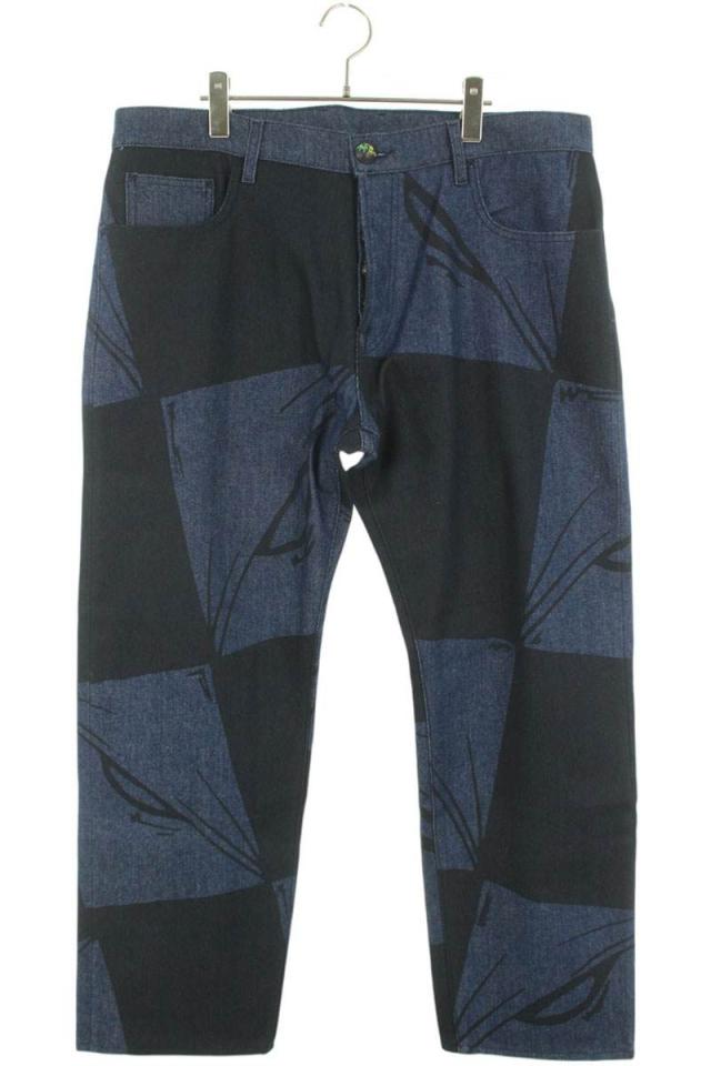 アンチプロモ サイズ:36インチ 99EYES総柄デニムパンツ 中古 SS07