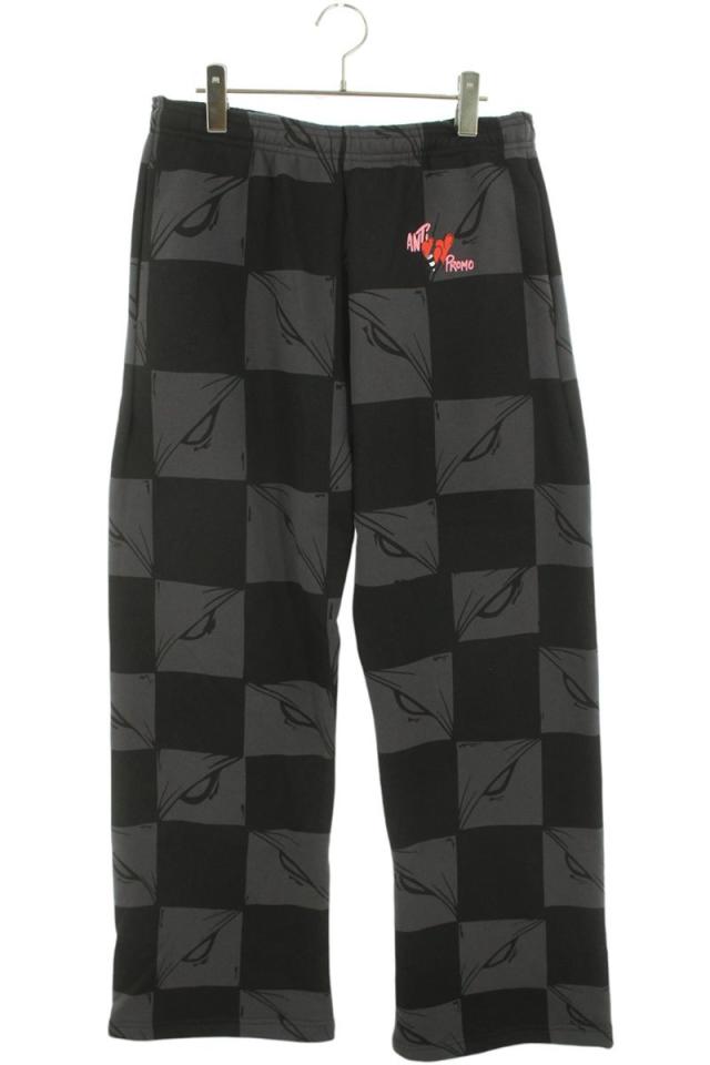 アンチプロモ サイズ:L 99EYES SWATPANTS MATTY BOY プリントスウェットロングパンツ 中古 SS07