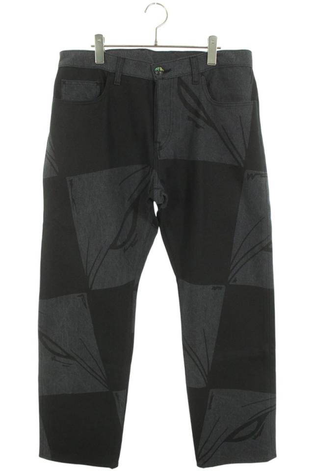 アンチプロモ サイズ:34インチ 99EYES総柄デニムパンツ 中古 SB01