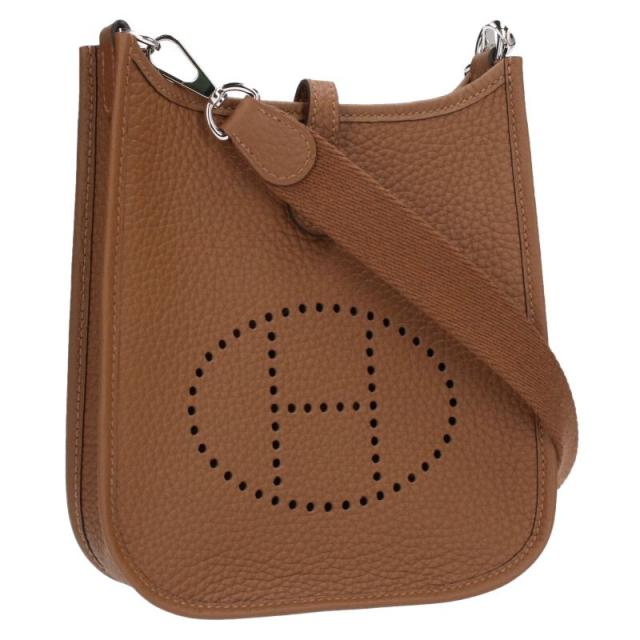 エルメス サイズ:TPM  エブリンTPM K刻印 SV金具トリヨンクレマンスレザーショルダーバッグ 中古 SB01