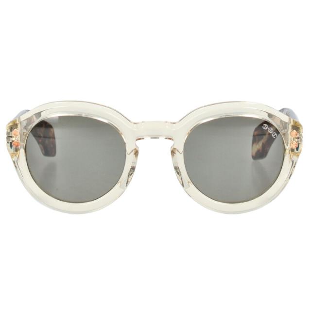 ホーセンブース サイズ:46□24  WTCRY ラウンドフレーム鼈甲柄サングラス 中古 BS55