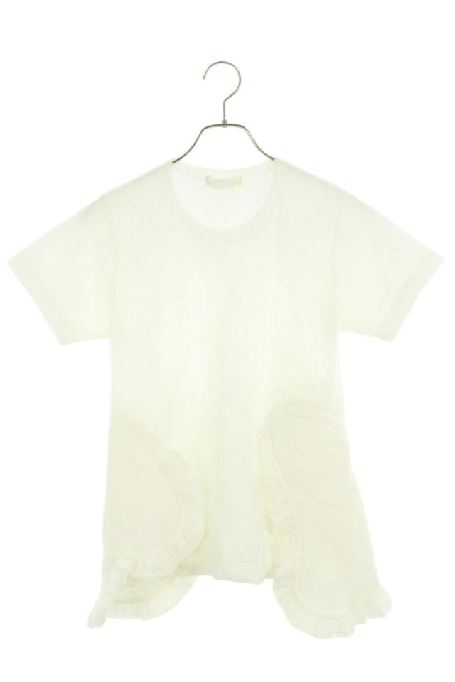 コムデギャルソン サイズ:XS  17AW  GT-T022 AD2017 フラワーレースカットソー 中古 BS99