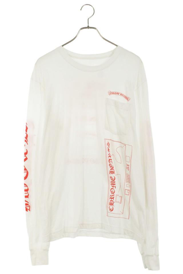 クロムハーツ サイズ:L  CH L S LTD 青山限定ベンディングマシンプリント長袖カットソー 中古 NO05
