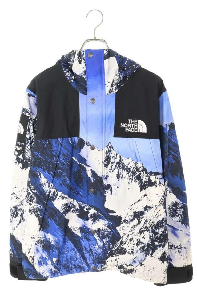 シュプリーム  ノースフェイス サイズ:S  17AW  The North Face Mountain Parka 総柄マウンテンパーカーブルゾン 中古 SB01