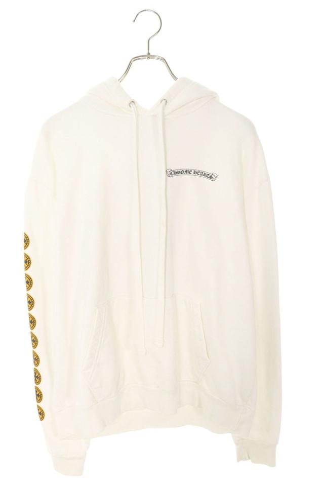 クロムハーツ サイズ:S  SWTSHRT PLVR バッククロスプリントプルオーバーパーカー 中古 OS06