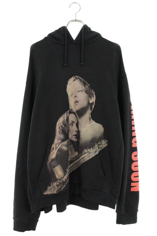 ヴェトモン サイズ:S  16SS  SS16TP16 オーバーサイズタイタニックプルオーバーパーカー 中古 OM10