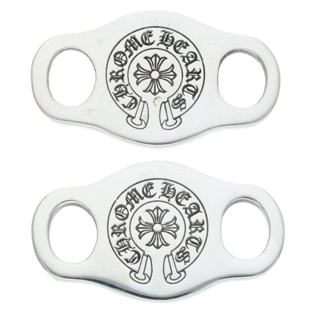 クロムハーツ   SHOELACE SET シューレース 2個セットV1ホースシューシューレース 中古 SS07