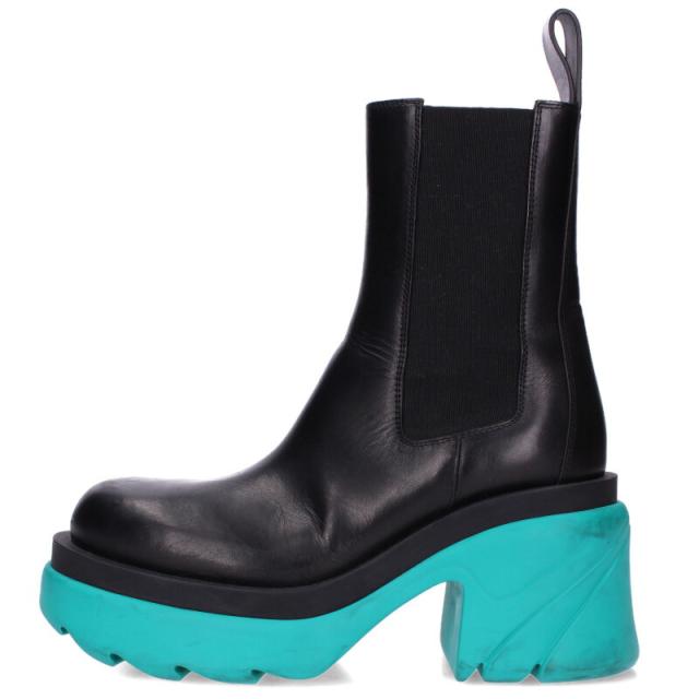 ボッテガヴェネタ サイズ:38.5  LUG BOOT ラグブーツ サイドゴアラバーヒールブーツ 中古 BS99