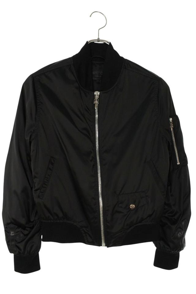 クロムハーツ サイズ:XS 袖クロスパッチ付きダガージップアップブルゾン 中古 SJ02