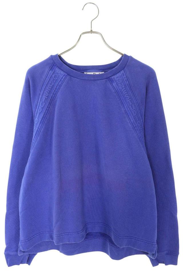 アクネストゥディオズ サイズ:L  FN-MN-SWEA000308 エンボスロゴクルーネックスウェット 中古 SB01