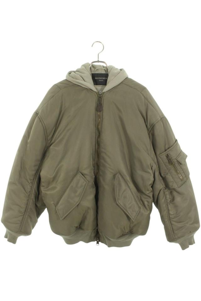 バレンシアガ サイズ:1 23SS 746456 TNO27 ナイロンオールインボンバージャケットブルゾン 中古 SS13