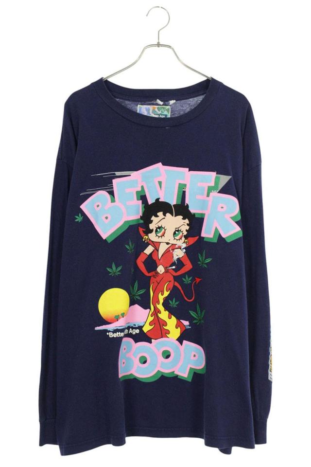 ベターウィズエイジ サイズ:XL キャラクタープリント長袖カットソー 中古 BS55