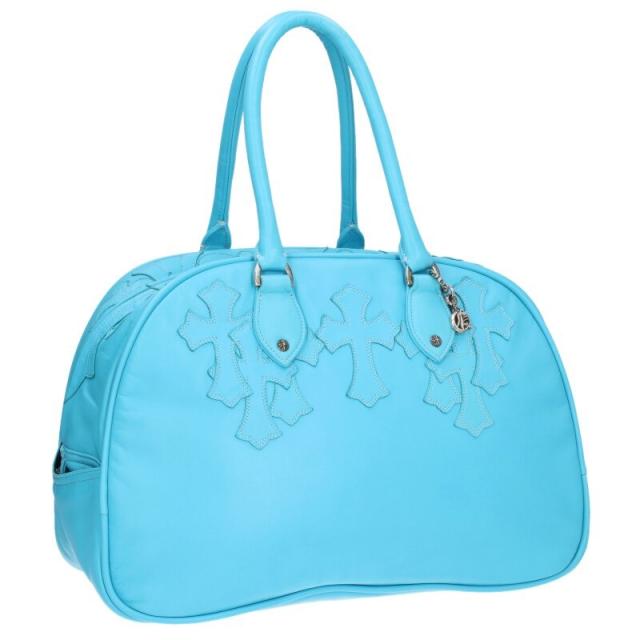 クロムハーツ   GYM MD ジムバッグ セメタリーパッチ付レザーハンドバッグ 中古 OK15