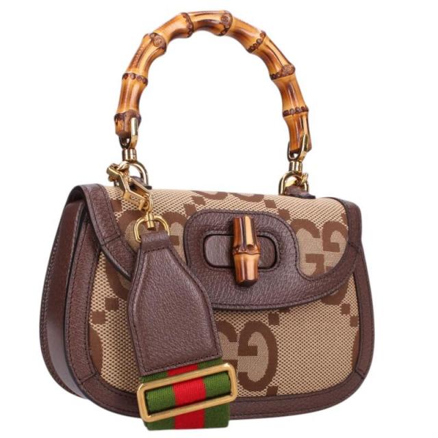 グッチ   バンブー 1947 ジャンボGG 2WAYハンドバッグ 中古 BS99