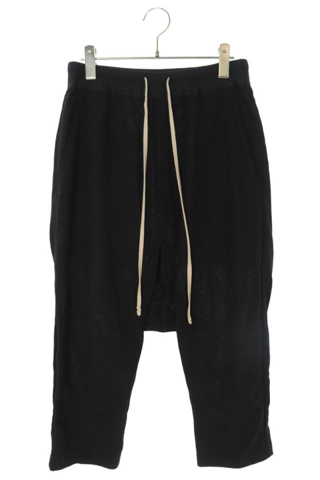 リックオウエンス サイズ:46  RU18F1381-WLC ドローストリングクロップドロングパンツ 中古 BS99