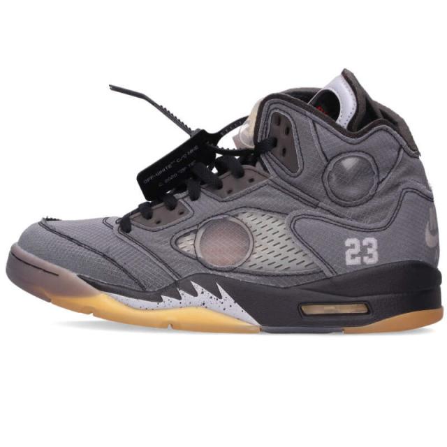 ナイキ オフホワイト サイズ:27.5cm  AIR JORDAN 5 RETRO SP CT8480-001 エアジョーダン5レトロスニーカー 中古 SB01