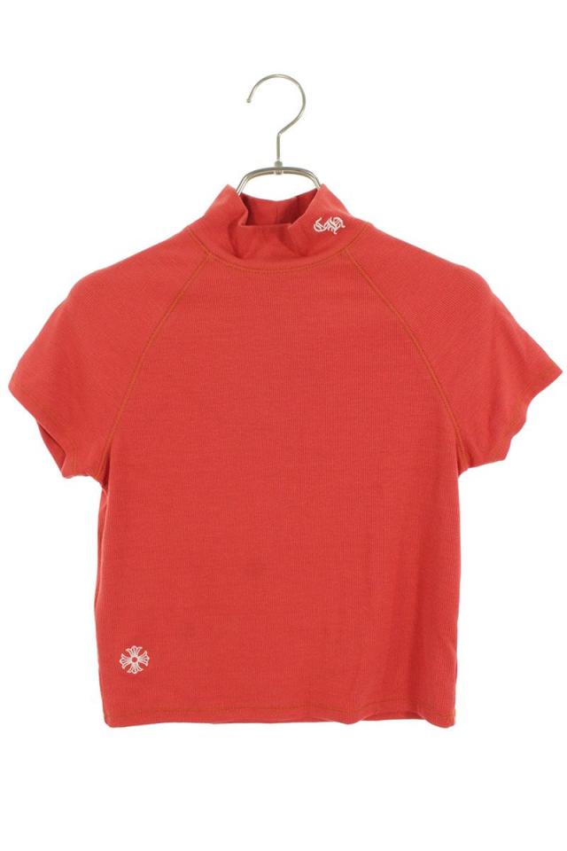 クロムハーツ サイズ:S  Y NOT ハイネックCH刺繍Tシャツ 中古 GZ11