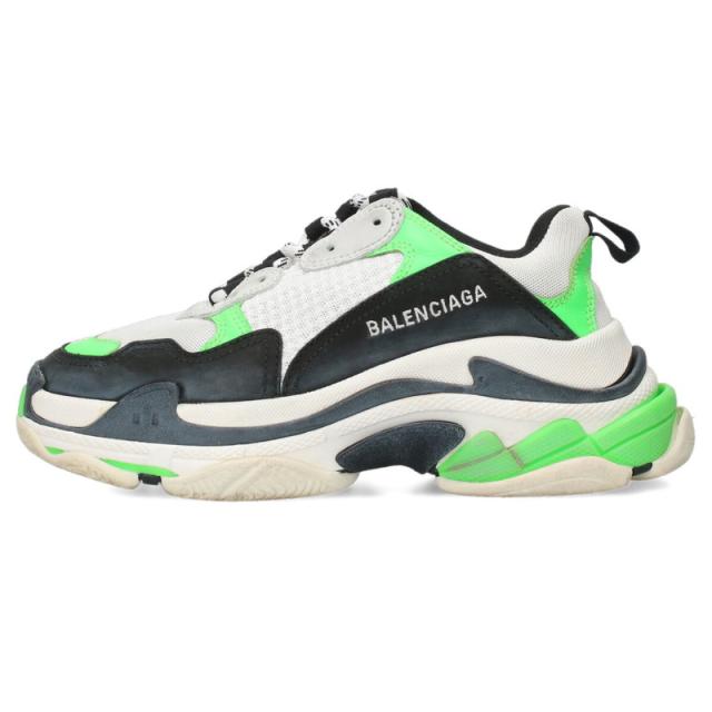 バレンシアガ サイズ:37  TRIPLE S TRAINERS トリプルエスレースアップスニーカー 中古 OM10