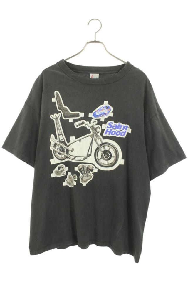 セントマイケル  ネイバーフッド サイズ:XL  SM-S23-0000-114 SAINTHOODヴィンテージ加工Tシャツ 中古 OM10