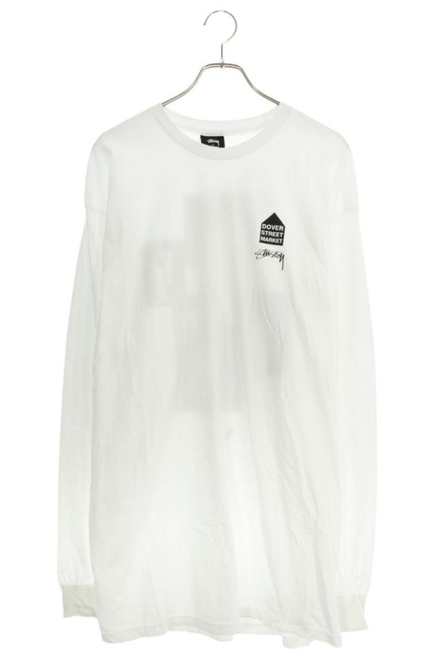 ステューシー  ドーバーストリートマーケット サイズ:XL  3992903 プリントデザイン長袖カットソー 中古 FK04