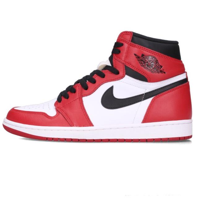 ナイキ サイズ:28.5cm  AIR JORDAN 1 RETRO HIGH OG CHICAGO 555088-101 エアジョーダン1レトロハイオージーシカゴスニーカー 中古 BS55