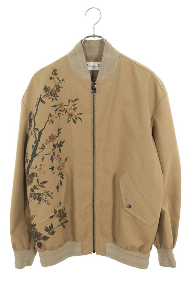 クリスチャンディオール サイズ:XS  22SS  257C36A3961 裏地オブリーク柄フローラルプリントオーバーサイズブルゾン 中古 SB01